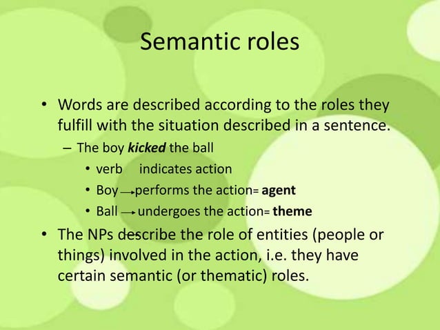 Semantics 1 | PPTX