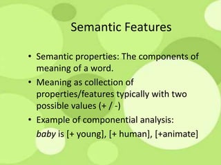 Semantics 1 | PPTX