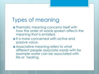 Semantics | PPTX