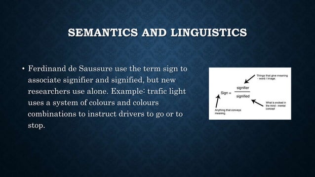 Semantics and meaning | PPTX | Science