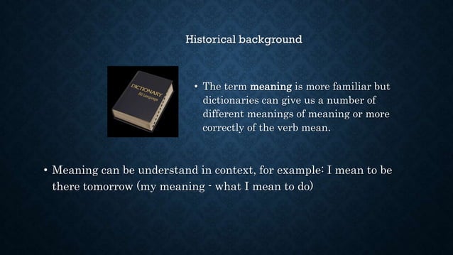 Semantics and meaning | PPTX | Science