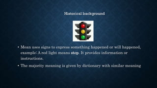 Semantics and meaning | PPTX