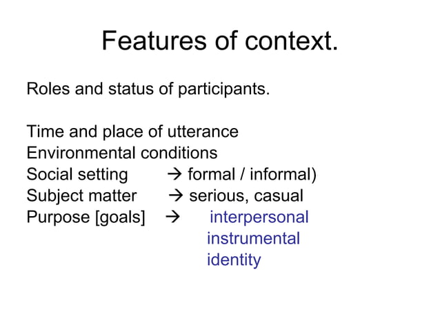 Semantics and pragmatics | PPT | Science