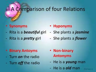 Lexical Relationship | PPTX