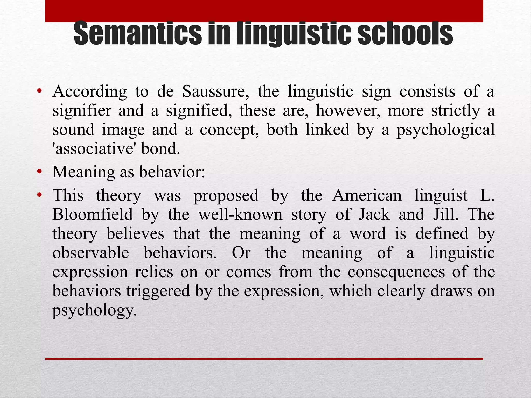 Semantics and pragmatics | PPTX