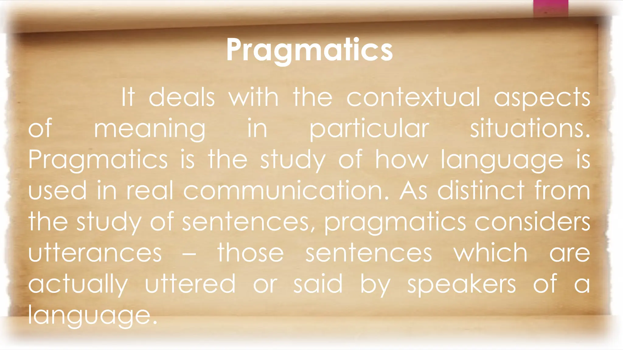 Semantics And Pragmatics Oral Com Final Pptx