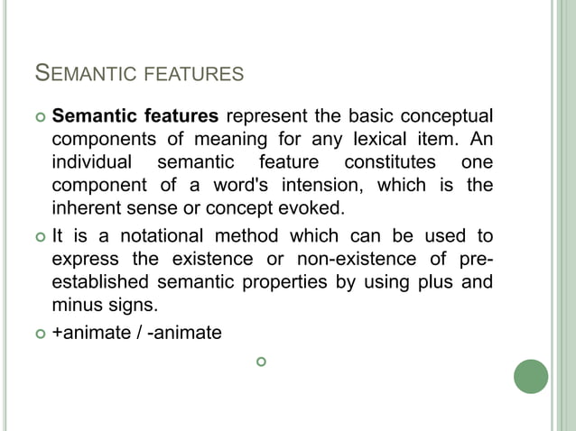 Semantics and semantic development | PPT