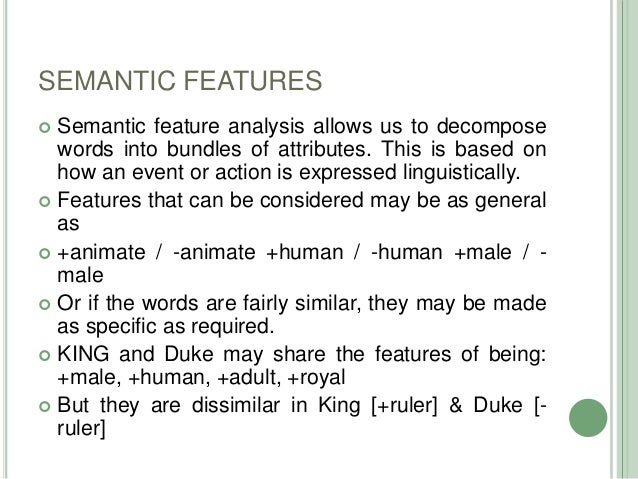 Semantics and semantic development