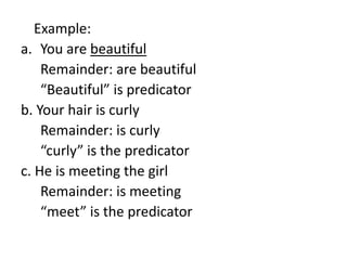 Semantics: Predicate, Predicators and Degree of Predicate | PPTX