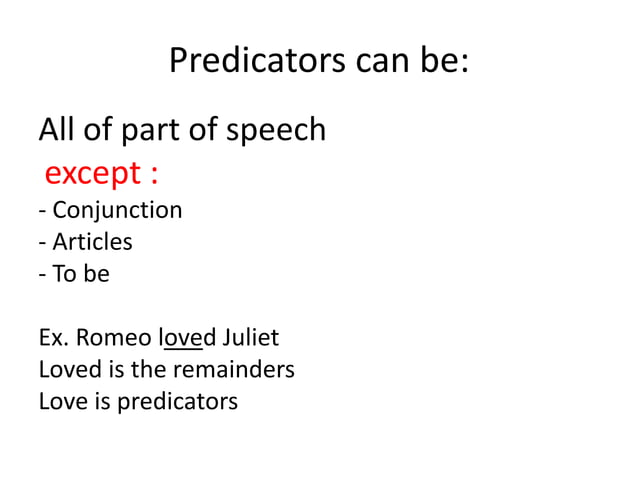 Semantics: Predicate, Predicators and Degree of Predicate | PPTX