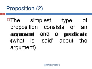 Semantics chapter 2 saeed | PPT