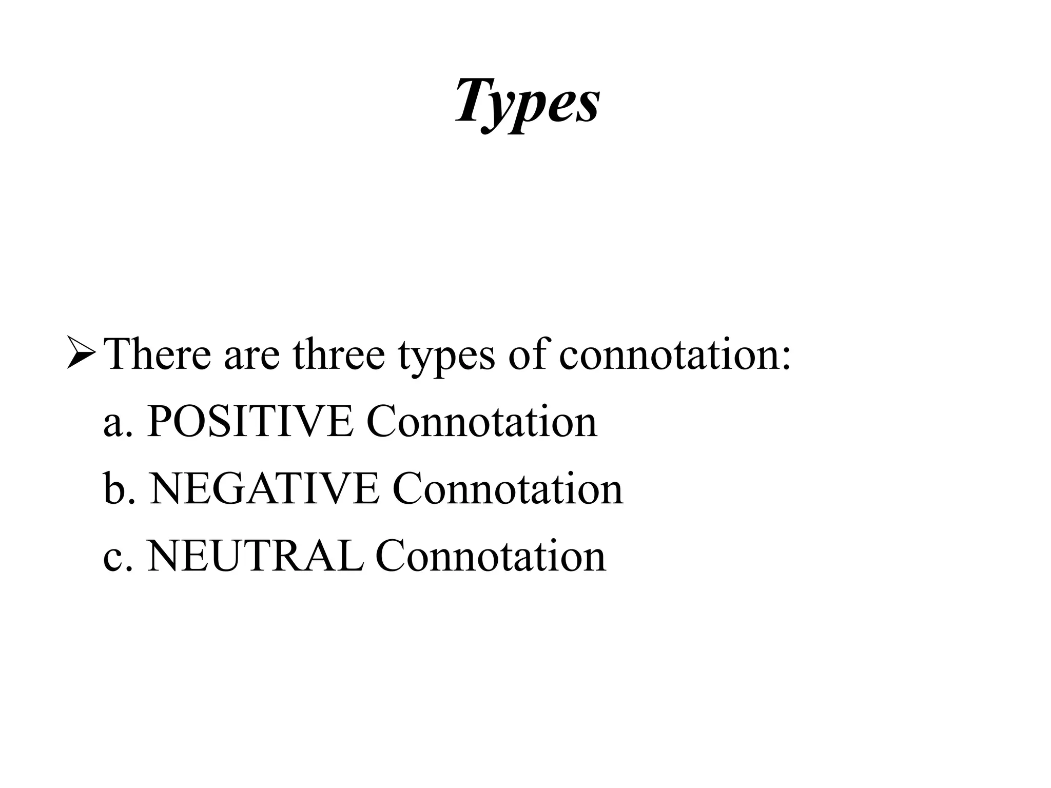 Semantics connotation and dennotation | PPTX