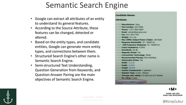 Semantic Search Engine: Semantic Search and Query Parsing with Phrases and Entities | PDF