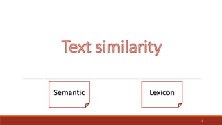 Semantic similarity between two sentences in arabic | PPT