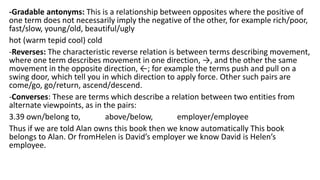 Semantics lecture 3 | PDF