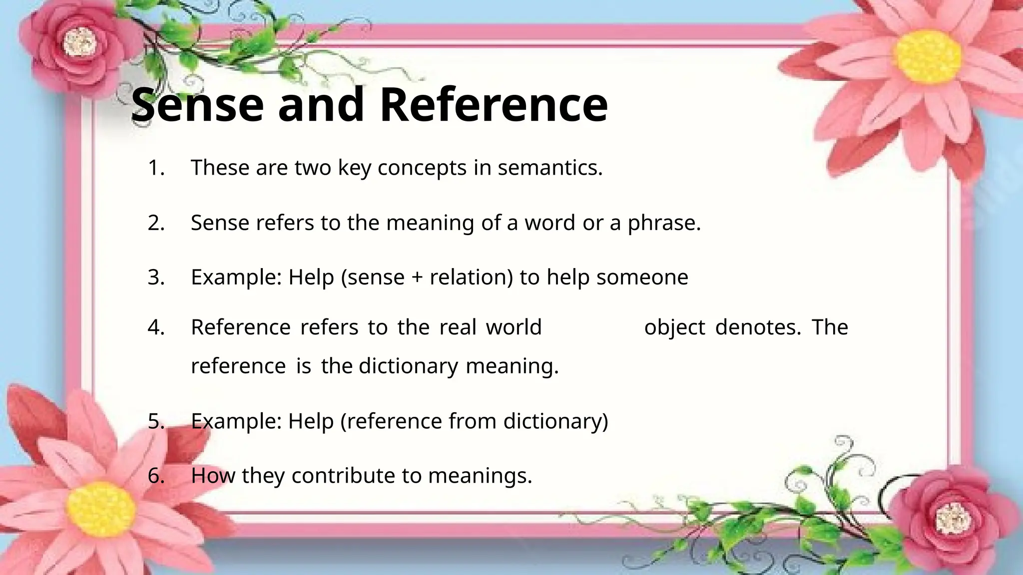 Semantics Lecture 3. Sense Relation and Lexical relation.pptx