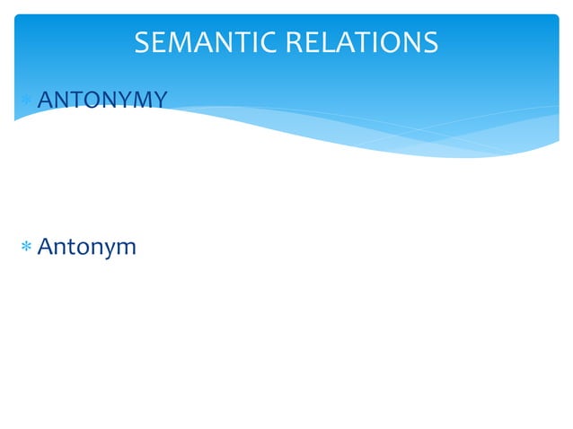 Semantics powerpoint | PPTX