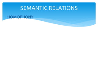 Semantics powerpoint | PPTX