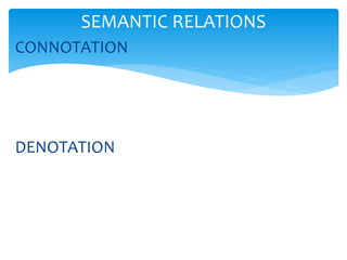 Semantics powerpoint | PPTX