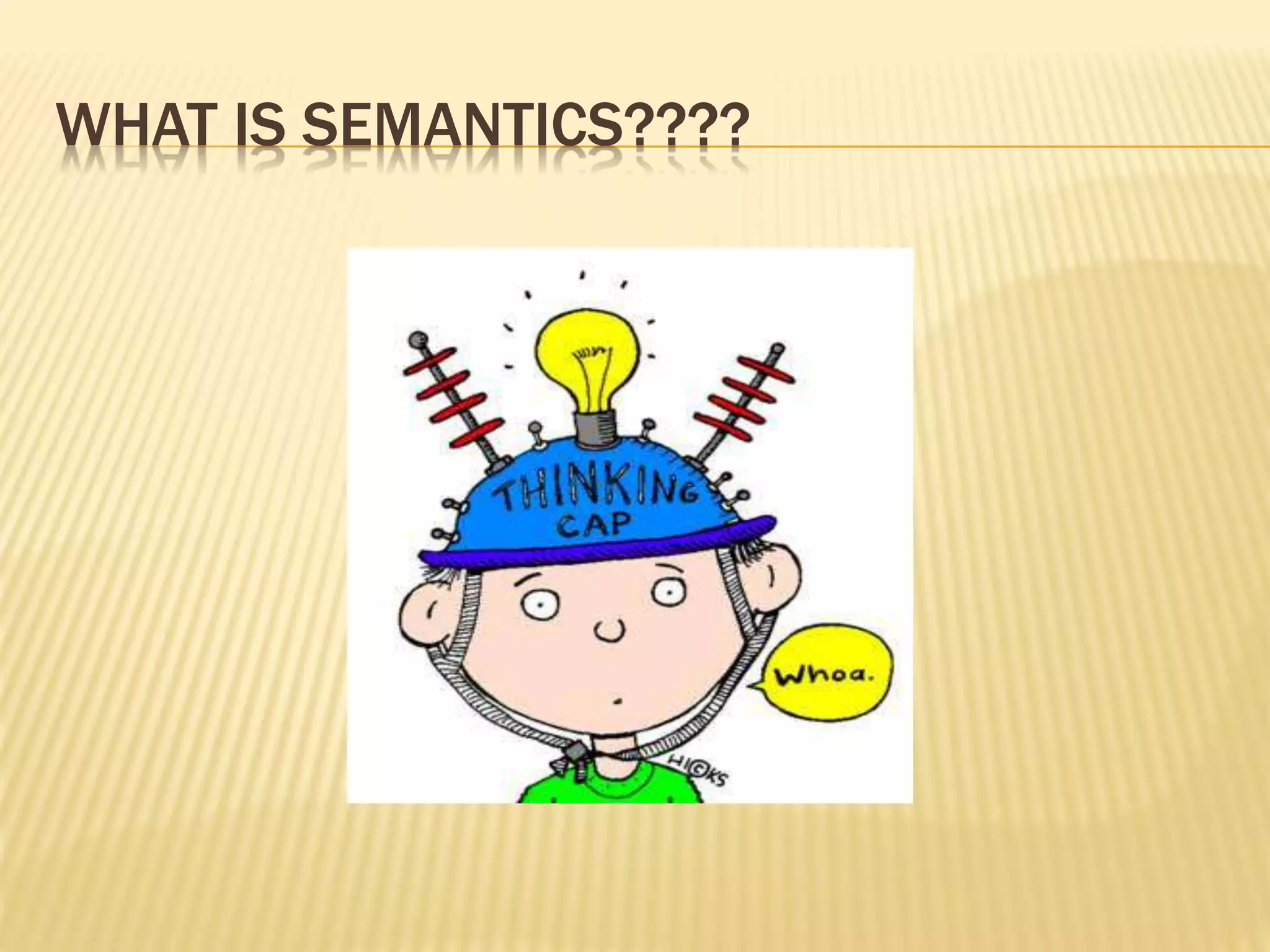 Semantics ppt | PPT