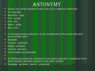 Semantics relationships | PPT