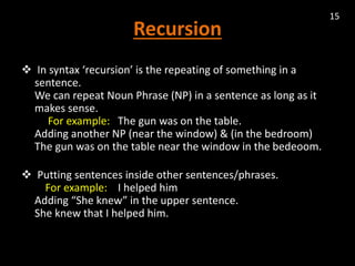 Syntax & Semantics | PPTX