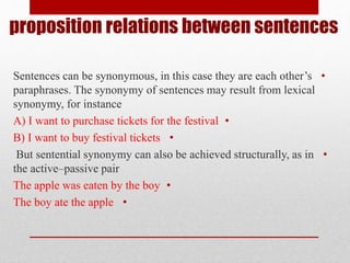 Semantics, the Study of Meaning | PPTX