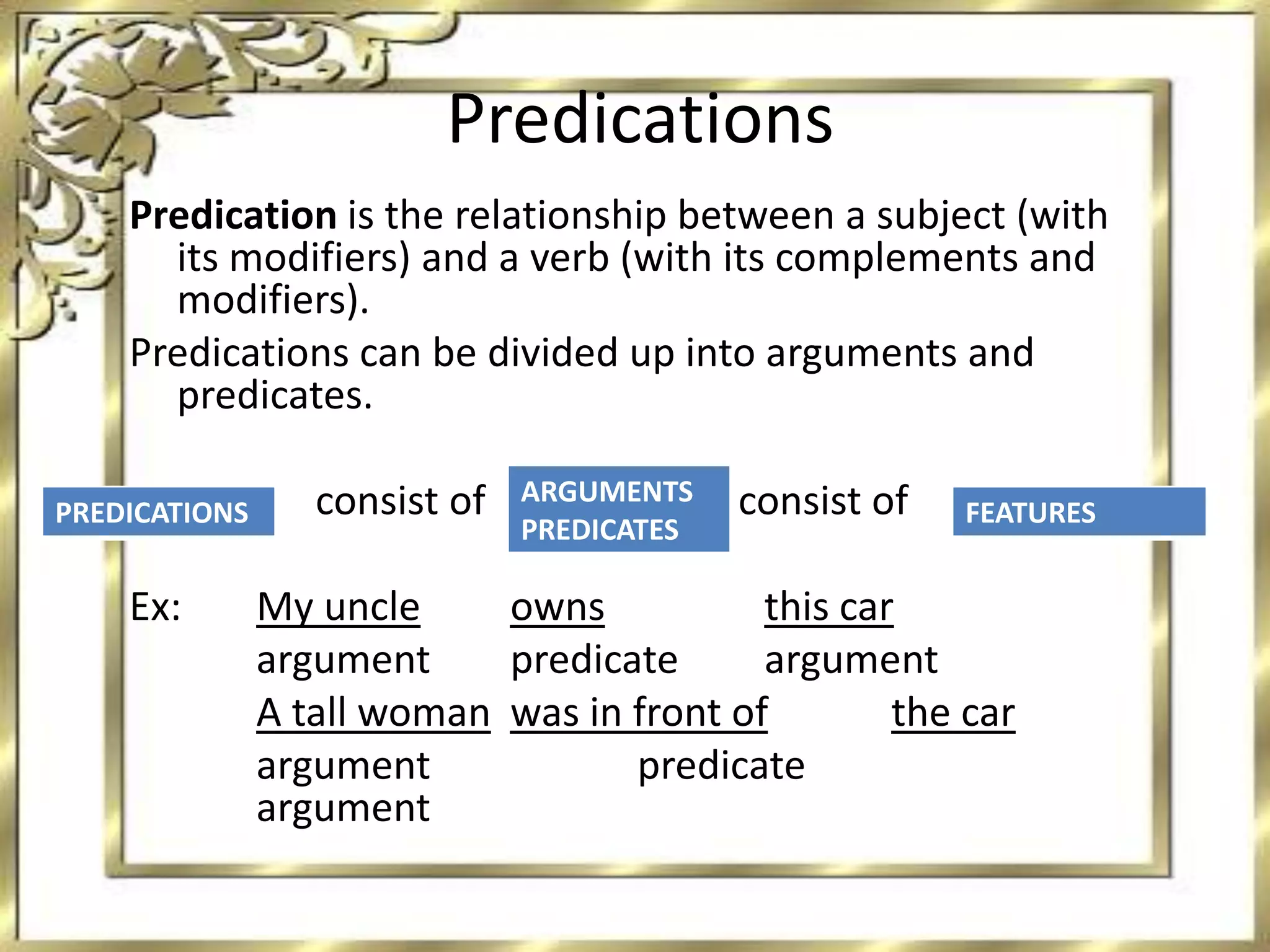 Semantic structure of sentence | PPTX