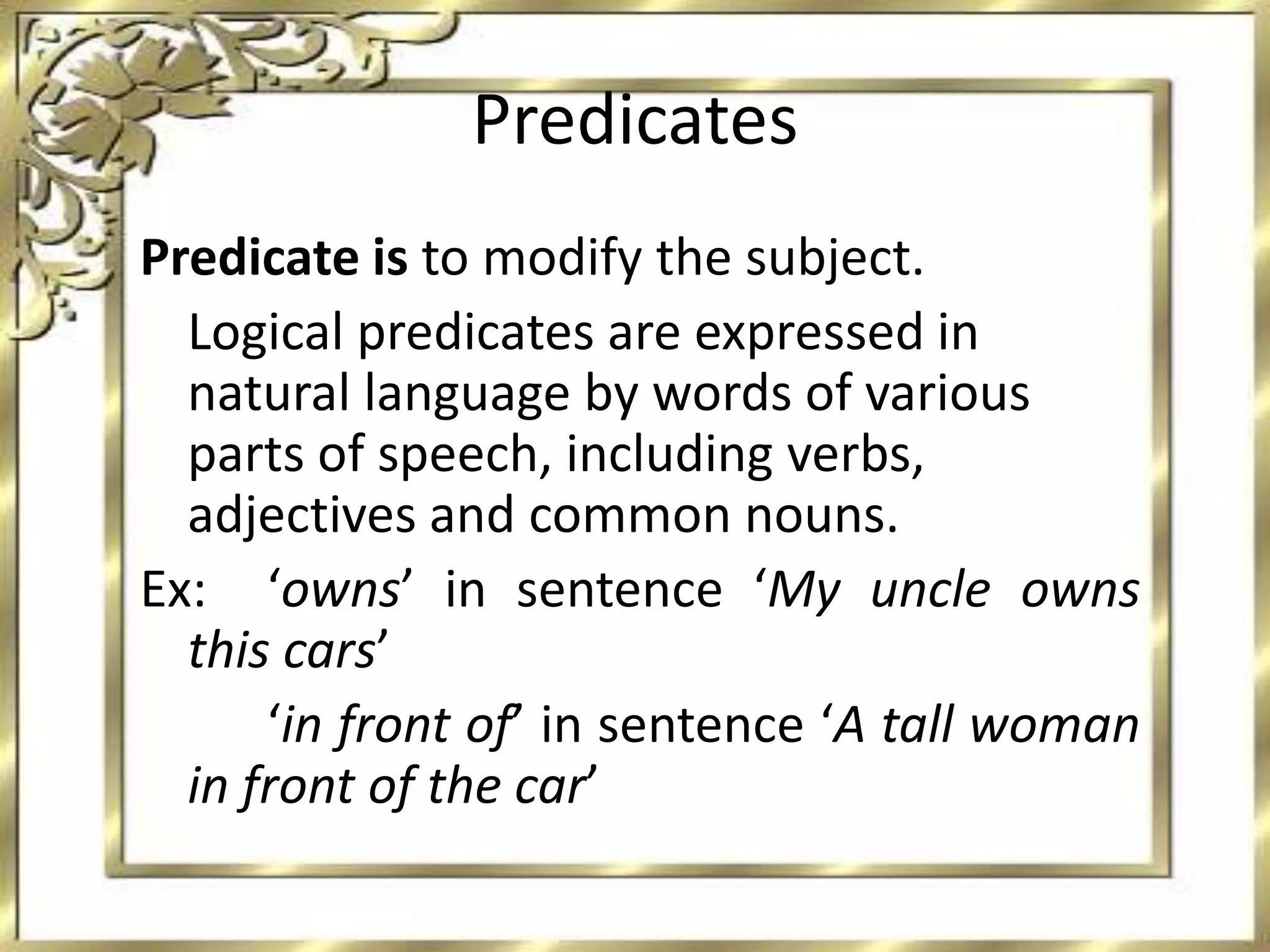 Semantic structure of sentence | PPTX