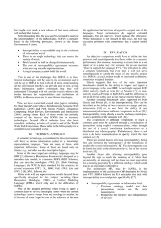 SOFIA - Semantic Technologies and Techniques for Interoperable Information in Smart Environments ...