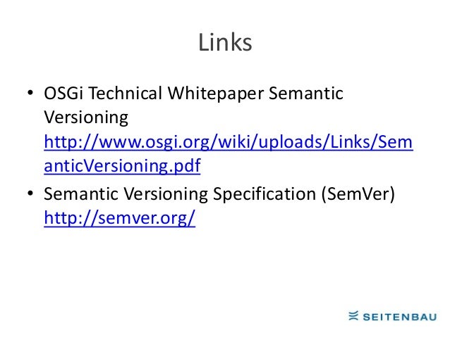 Semantic Versioning