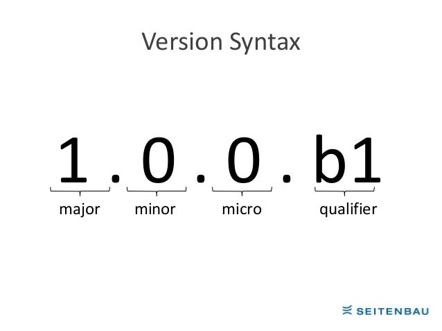 Semantic Versioning