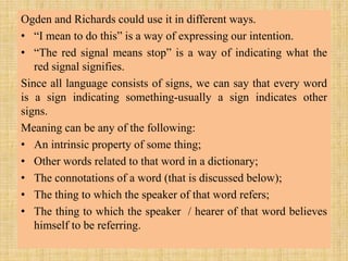 Semantic vs Pragmatics | PPT