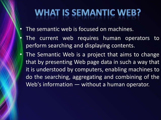 Semantic web | PPT
