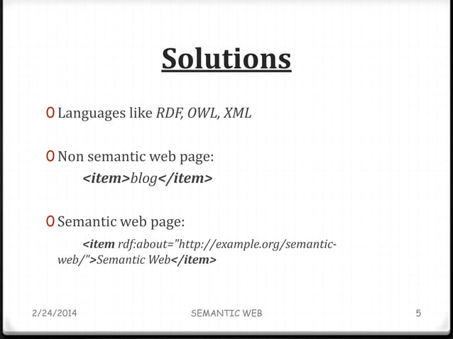 Semantic web | PPT