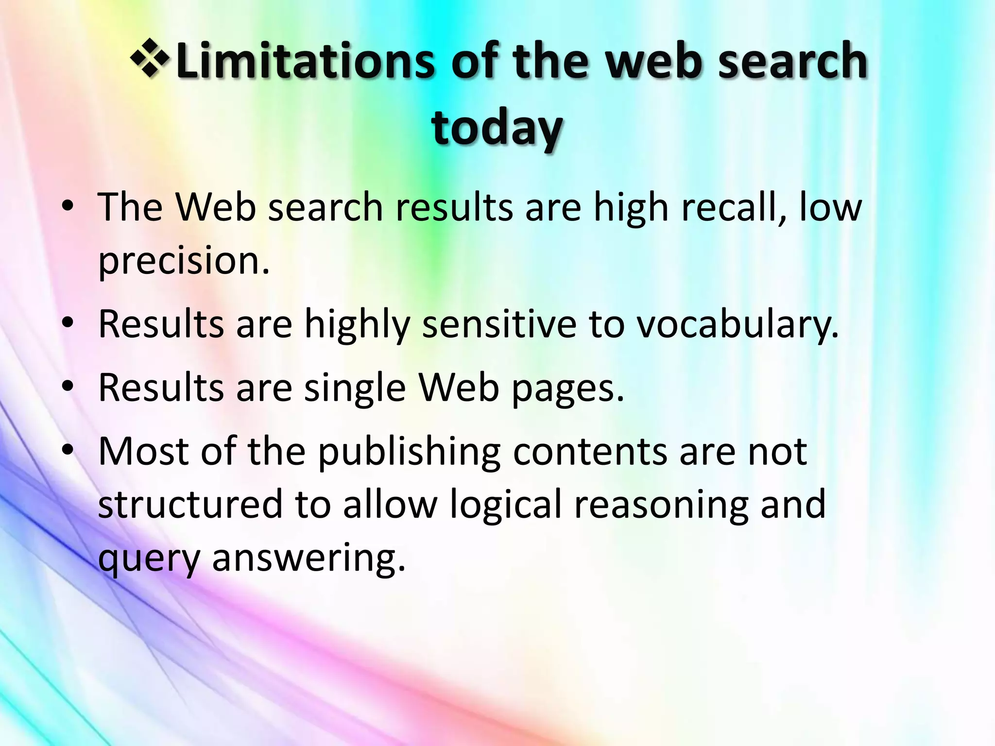 Semantic web | PPTX | Web Design and HTML | Internet