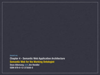 Semantic web application architecture | KEY