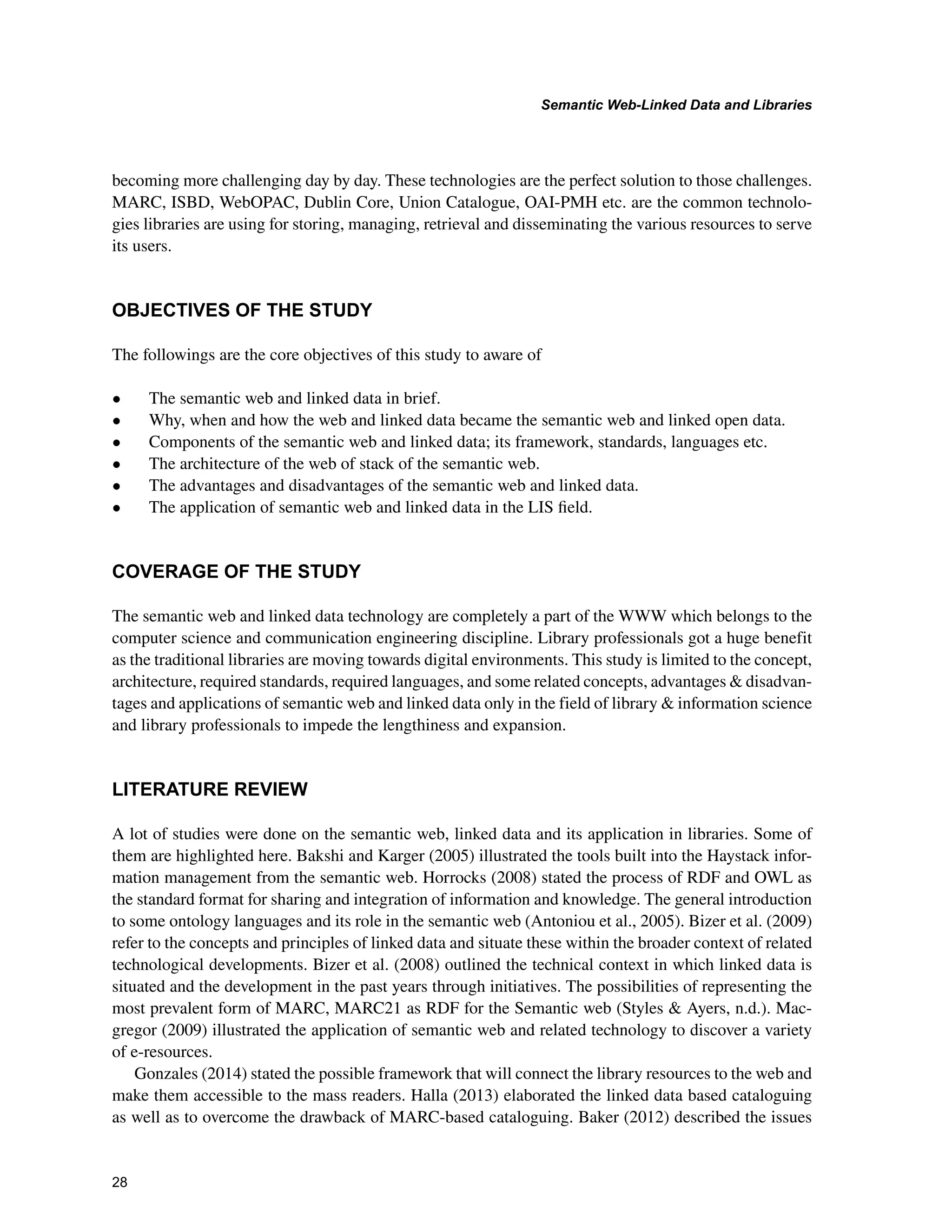 Semantic Web-Linked Data and Libraries | PDF