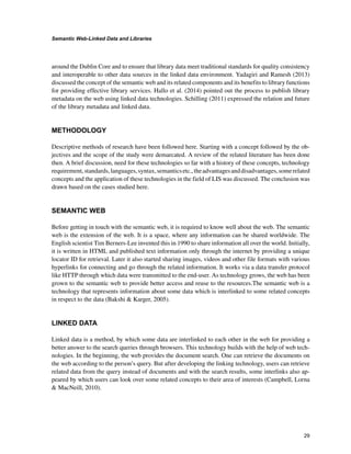 Semantic Web-Linked Data and Libraries | PDF