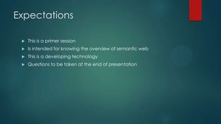 Introduction to Semantic Web | PPTX