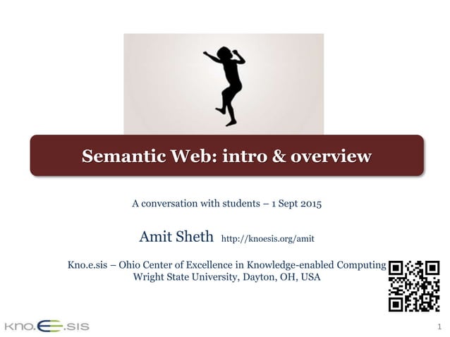 Semantic Web: introduction & overview | PPTX