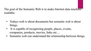 SEMANTIC WEB ANALYTICS | PPTX | Web Design and HTML | Internet
