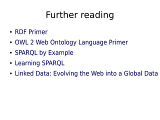 Semantic Web introduction | ODP