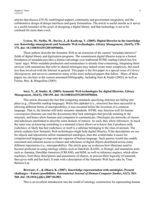 The Semantic Web in Digital Libraries: A Literature Review | PDF