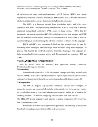 Semantic web services and its challenges | PDF