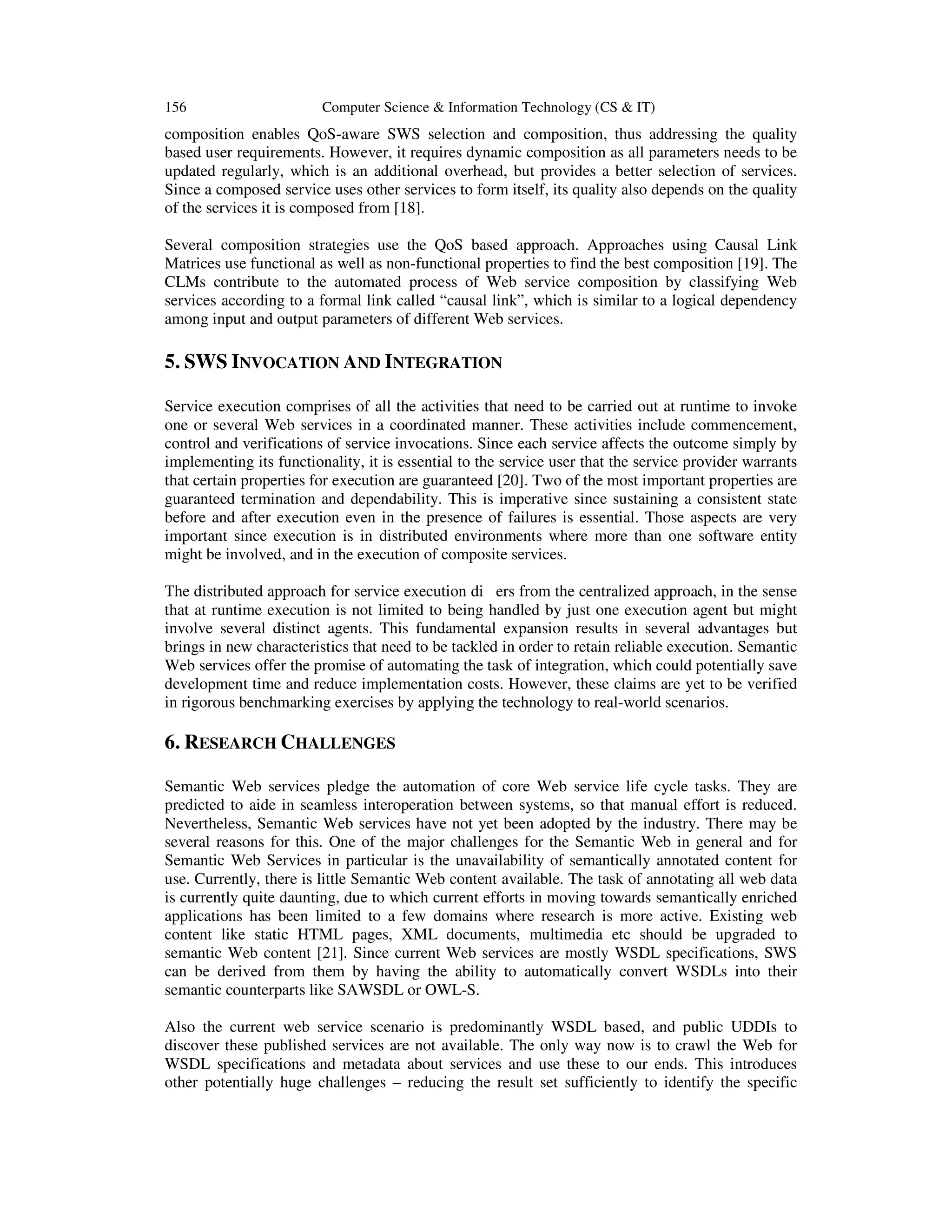 Semantic Web Services Discovery Selection And Composition Techniques Pdf