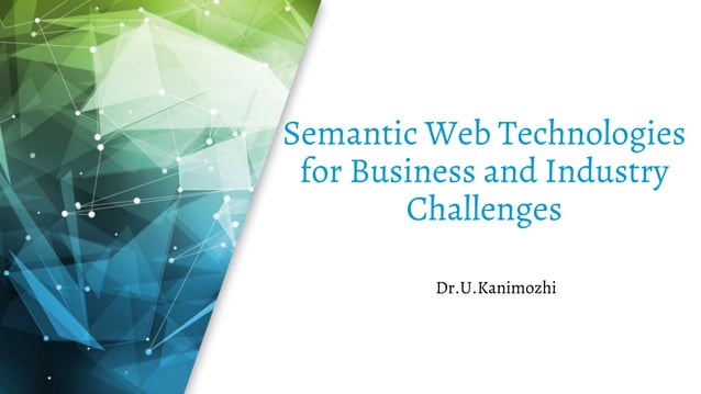 Semantic Web Technologies | PPTX