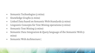 Semantic Web Technologies | PPTX