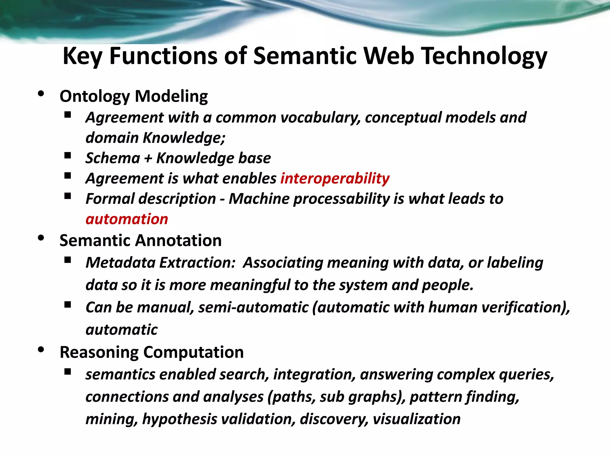 Semantic web technology | PPT