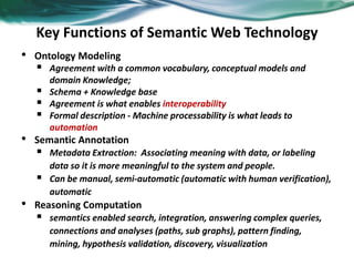 Semantic web technology | PDF | Web Design and HTML | Internet